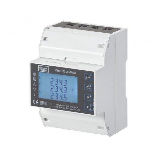 DRS Range DIN Rail Mounted MID Approved Direct Connect Energy Meter ...
